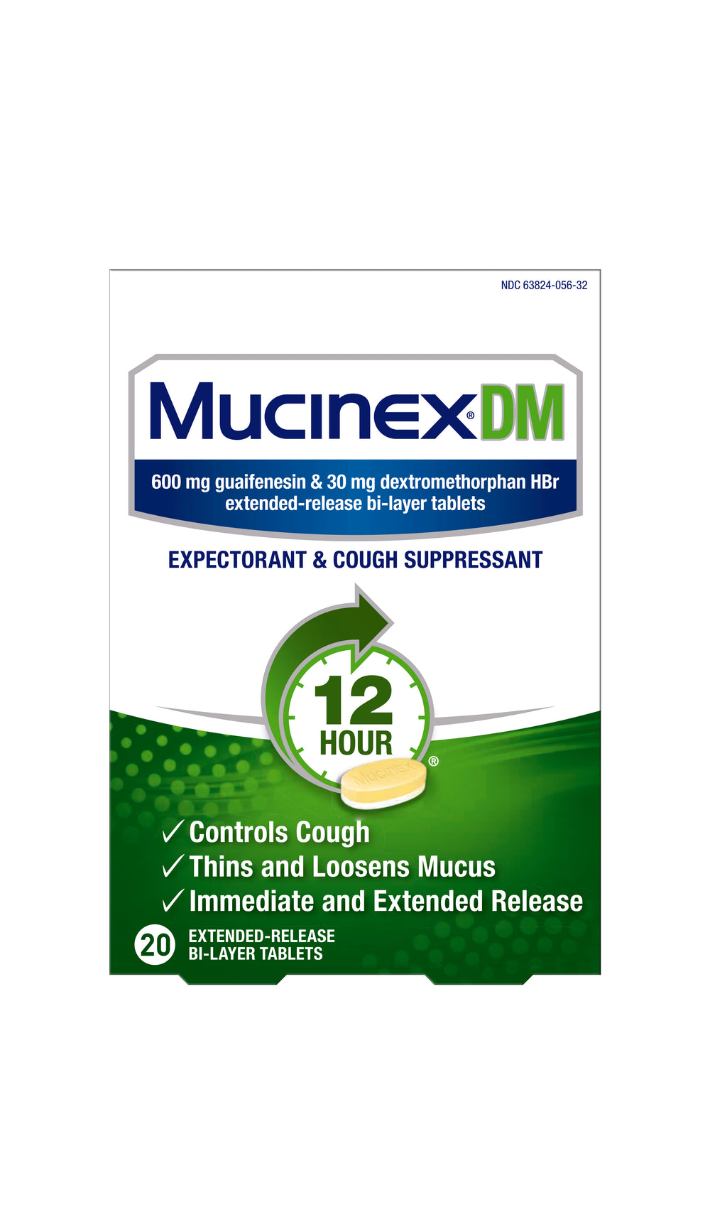 MUCINEX DM 20CT