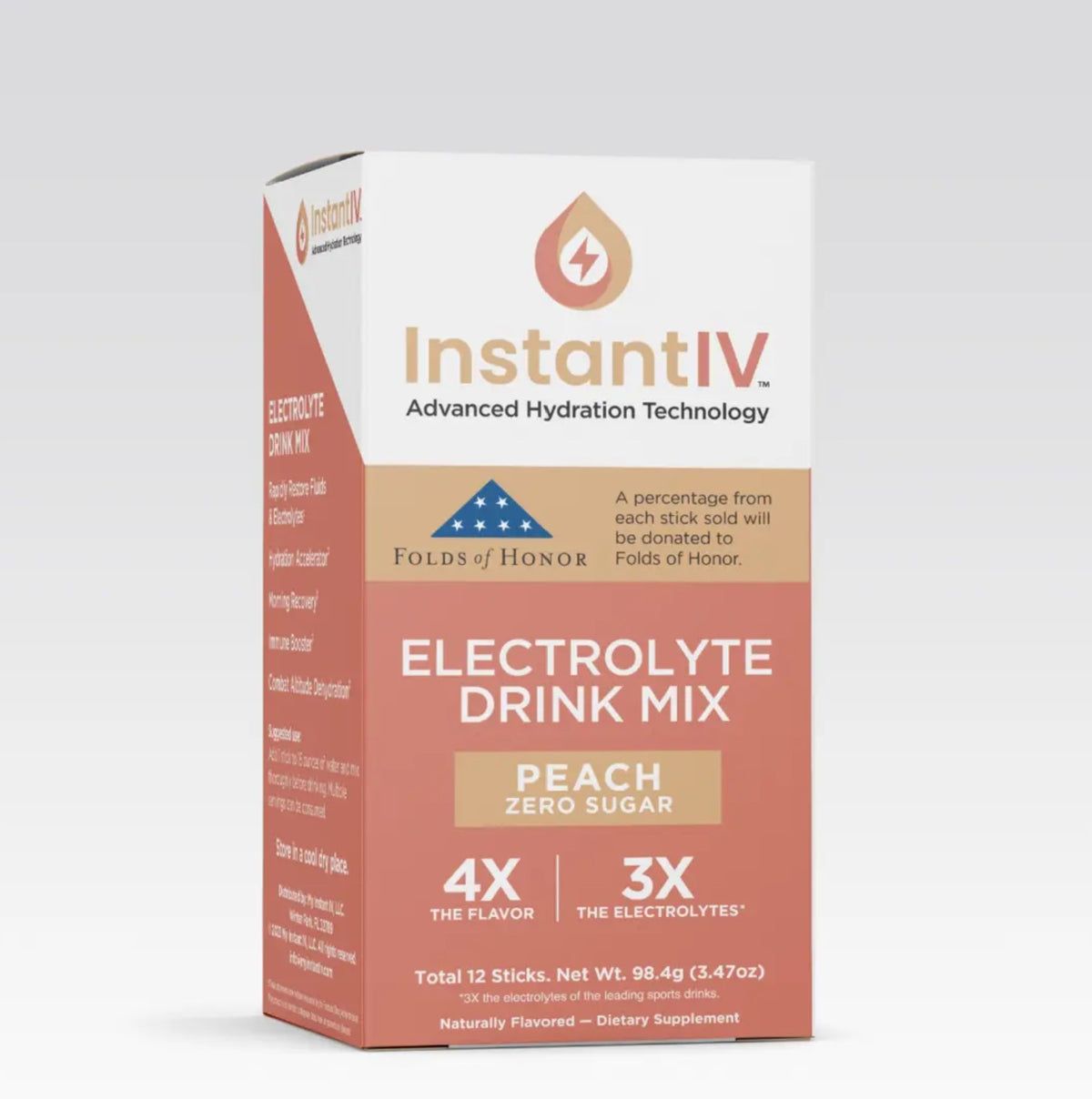 INSTANT IV SF PEACH 12PC