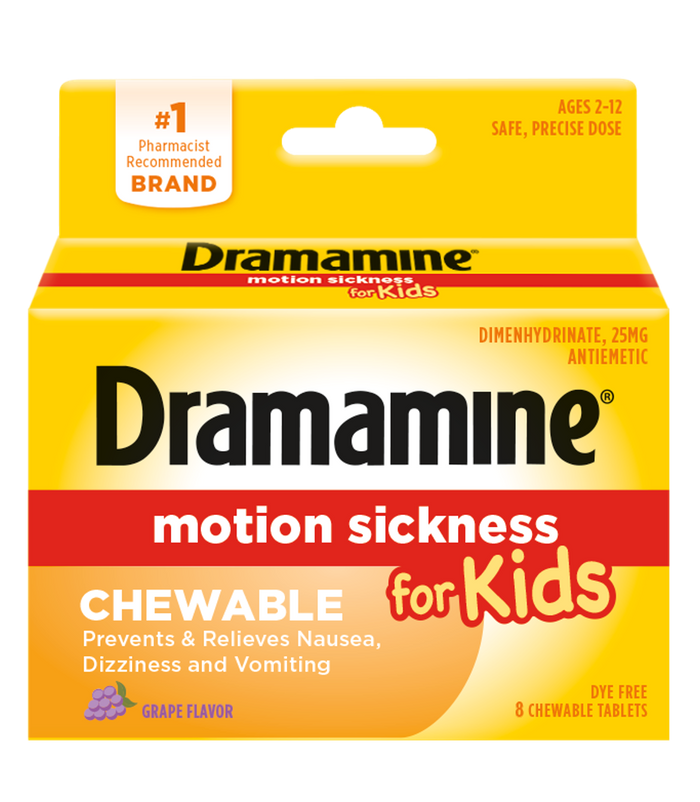 DRAMAMINE KIDS GRAPE CHEW 8CT